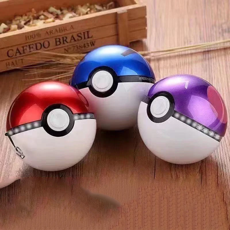 Pokemon-20000-Mah-Anime-Large-Capacity-Pocket-Ball-Power-Bank-Pikachu ...