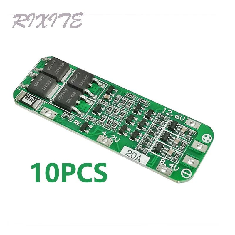 Charger Pcb Bms Protection Board | 18650 Battery Charger Module ...