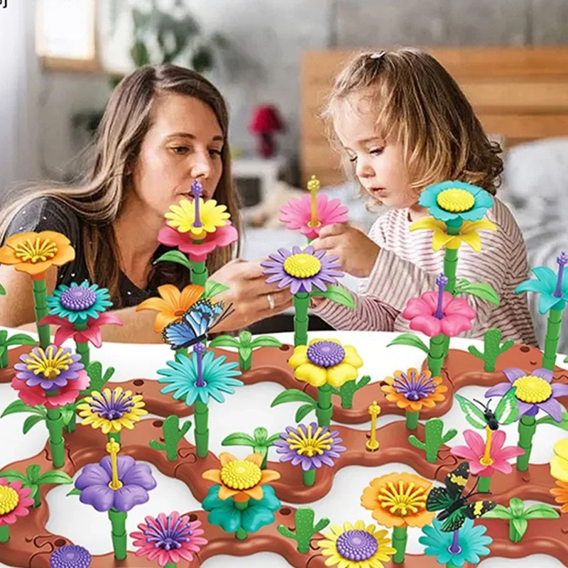 Kids-Grow-Imagination-Toys-with-Educational-Flower-Garden-Building-Toys ...