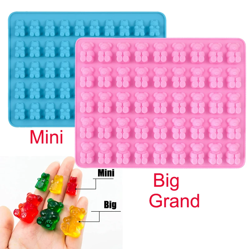 Bear-Gummy-Mold-Mini-Big-Cartoon-Animal-Chocolate-Candy-Mould-For-Kids ...