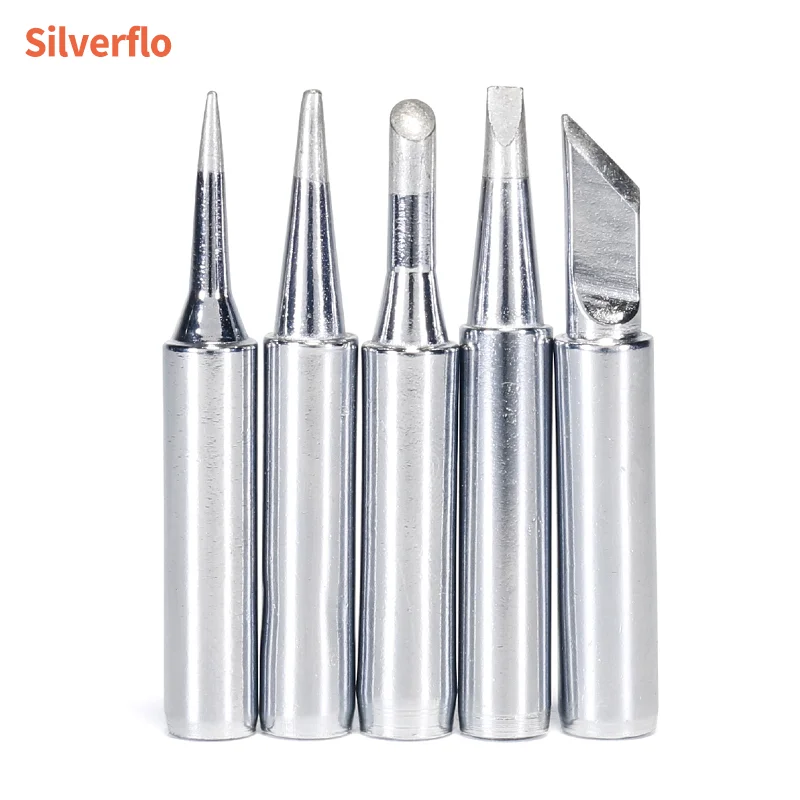 Silverflo-5Pcs-900M-Soldering-Iron-Tips-I-B-K-2-4D-3C-Iron-Head-Inside ...