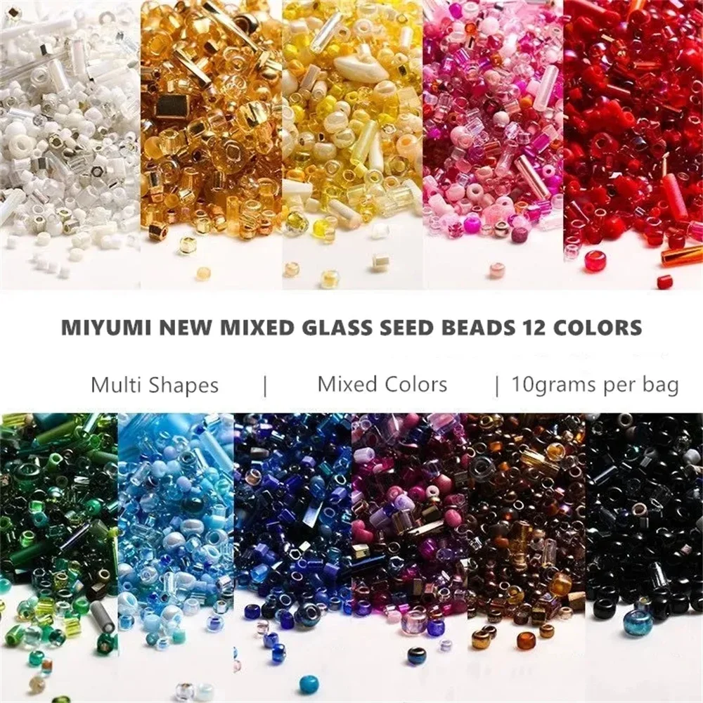 Jap-n-Miyuki-Seed-Beads-Mixed-Delica-Round-Glass-Beads-mezcla-de ...