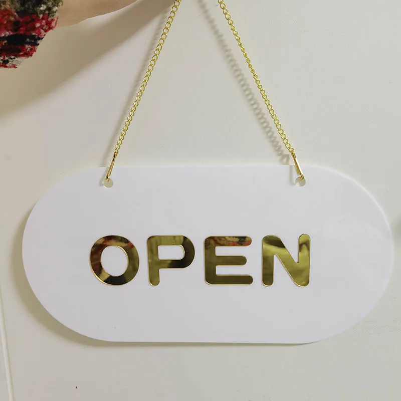 Open Letrero Glowing Neon Teken Met Glitters Gesloten Stockvector Door