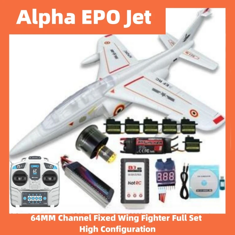 Large-Size-101cm12-Leaf-Alpha-64mm-Culvert-Epo-Jet-Model-Aircraft-Fixed ...