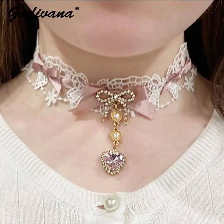 Collar-de-joyer-a-hecho-a-mano-de-la-serie-Mine-Sweet-Girls-para-mujer ...