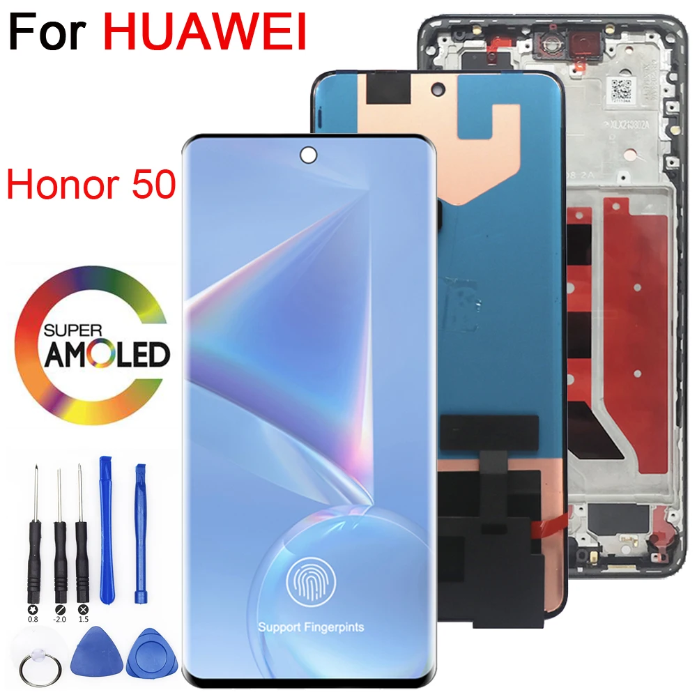 New-For-Honor-50-Display-LCD-Screen-With-Frame-OLED-6-57-Honor-50-NTH ...