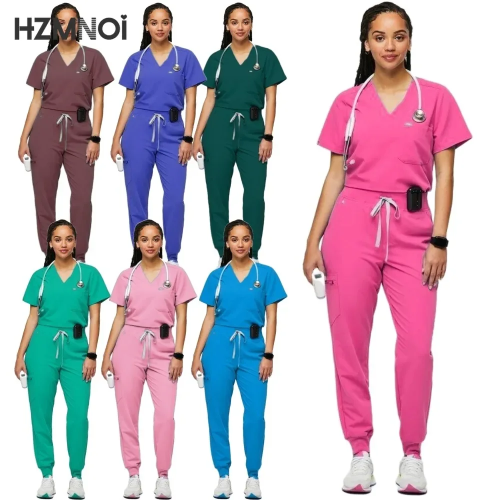 Ladies-Scrubs-Set-Medical-Tshirt-Pharmacy-Women-Fashionable-Nursing ...