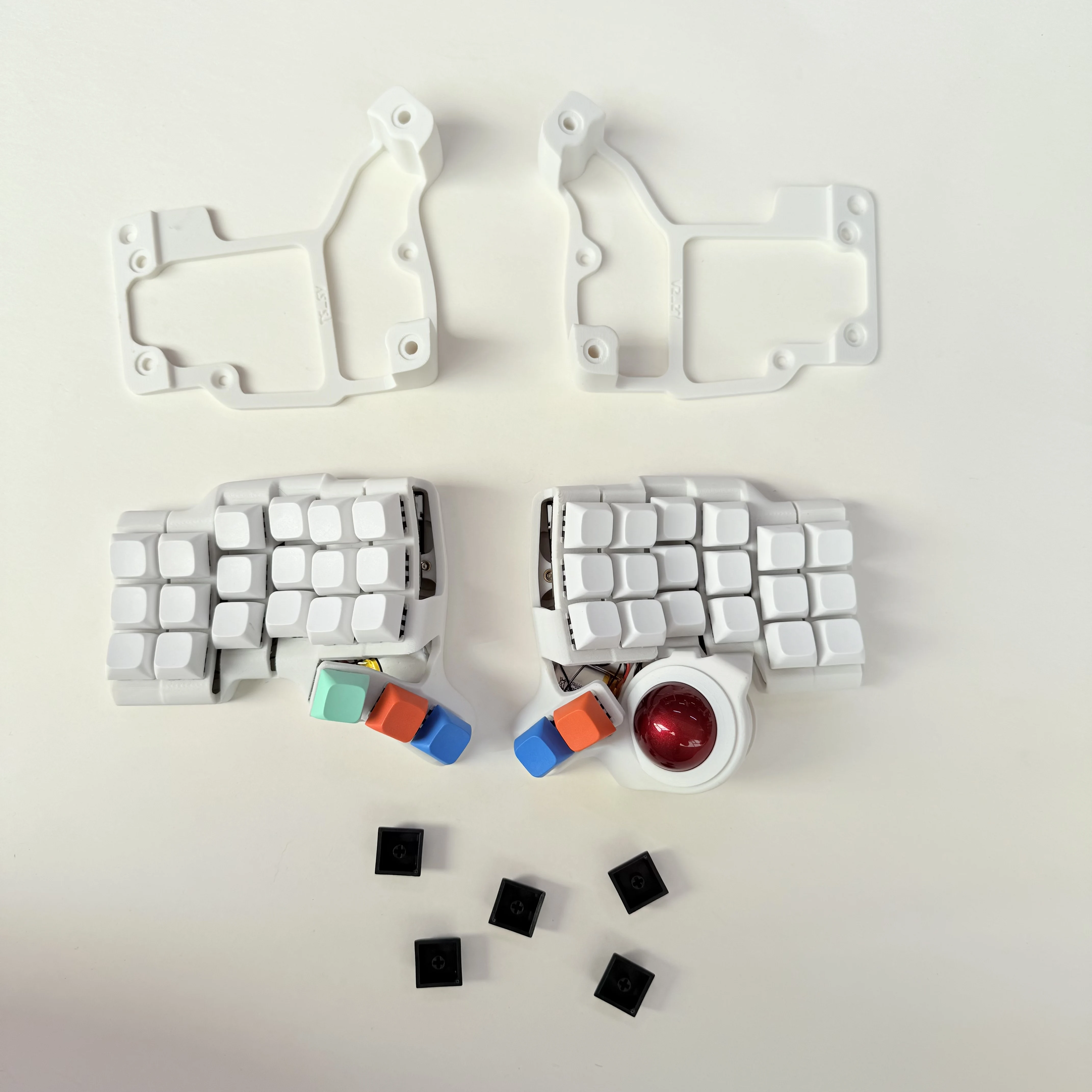Charybdis Mini 36 Split Keyboard Trackball with Bracket Hot Swap Kit ...