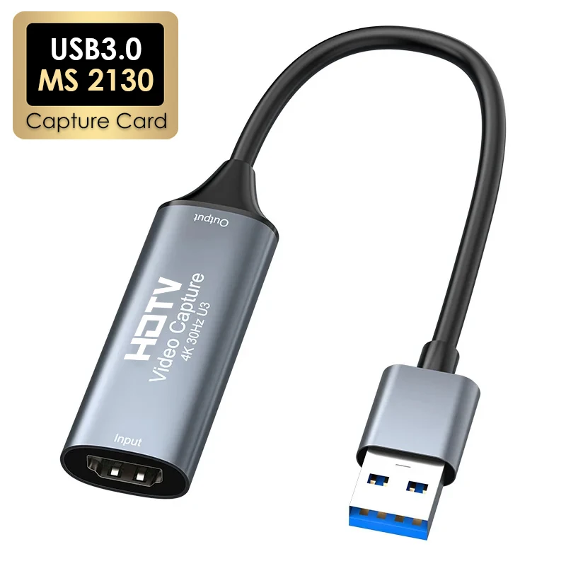 USB3.0/2.0 MS2130 Video Capture Card 4K HDTV 1080@60Hz Game Grabber ...
