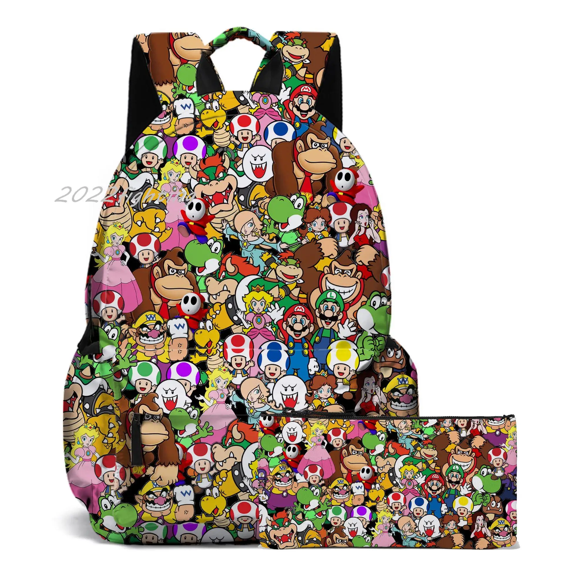 Super-Mario-Bros-School-Bags-Printe-Children-Mario-Waterproof-Boys ...