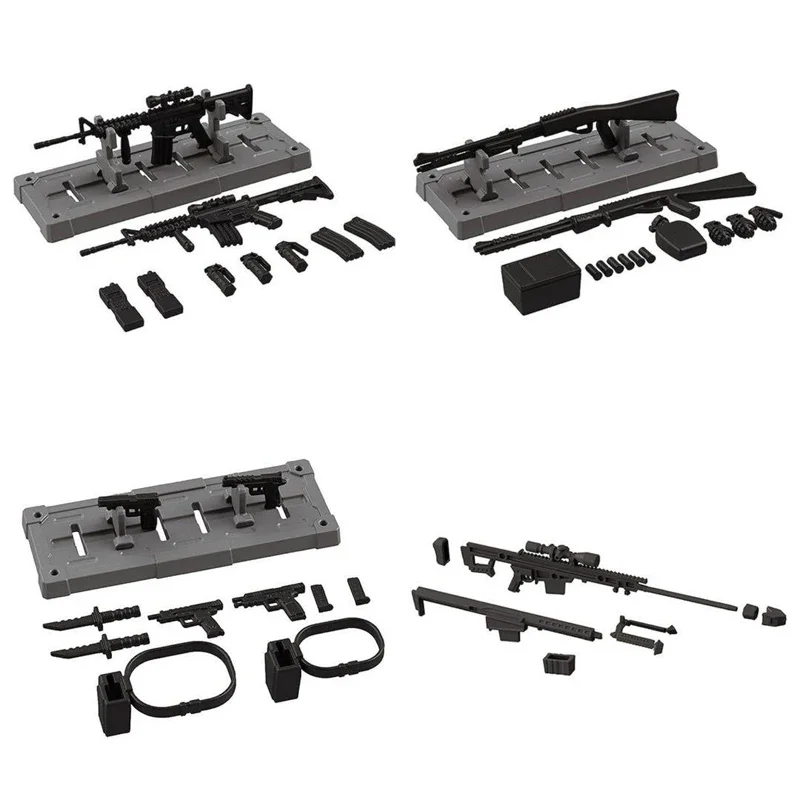 YAMADA-Four-Miniature-1-12-Scale-Weapon-Library-Models-Mini-Gun-M4 ...