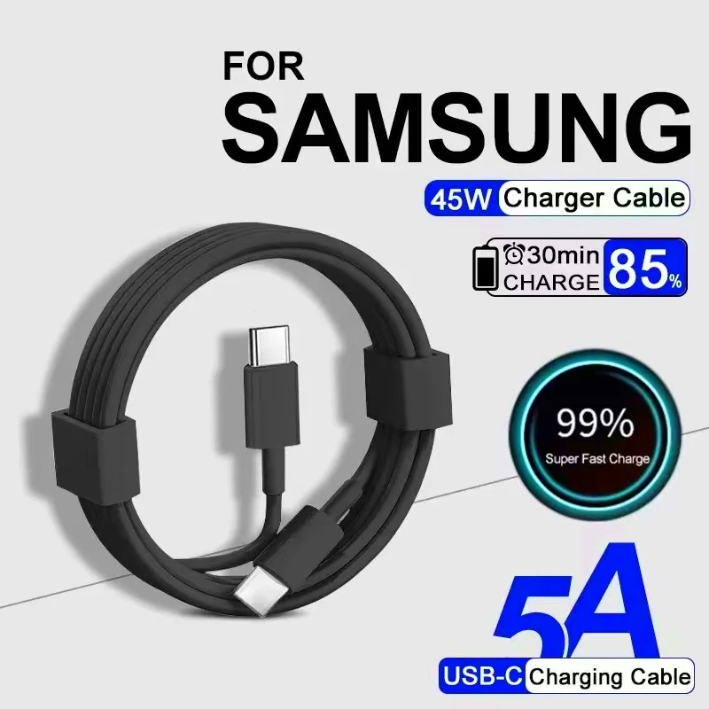 45W-Super-Fast-Charging-Cable-For-Samsung-Galaxy-S20-S21-S22-S23-Ultra ...