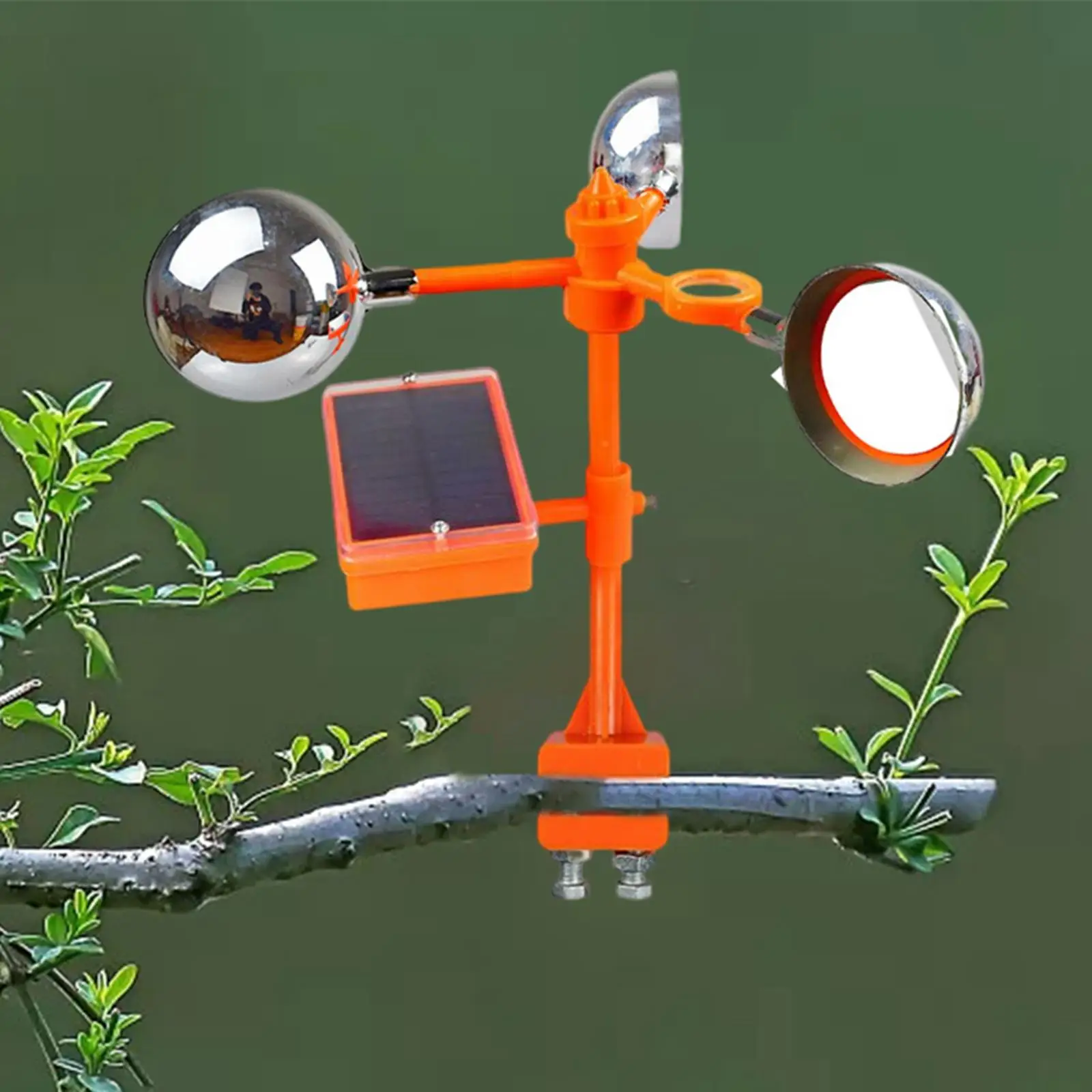 Solar-Bird-Scarer-Repellent-Windmill-Deterrent-360-Degree-Reflection ...