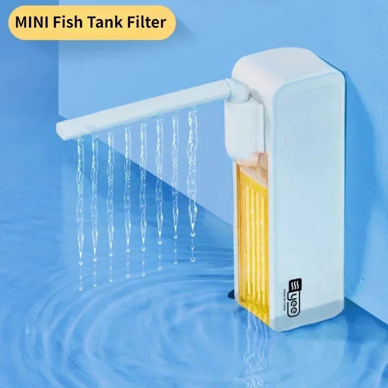 Sponge-Filter-3-IN-1-Mini-Aquarium-Filter-Water-Circulation-Waterfall ...