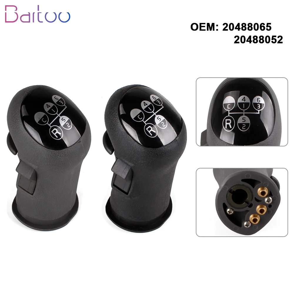 New 6 Speed+R+C Gear Shift Knob Manual Gear Stick Head Shifter Lever ...