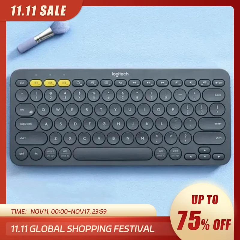 Logitech-K380-Red-Inal-mbrica-Bluetooth-Rojo-Teclado-Tablet-iPad ...