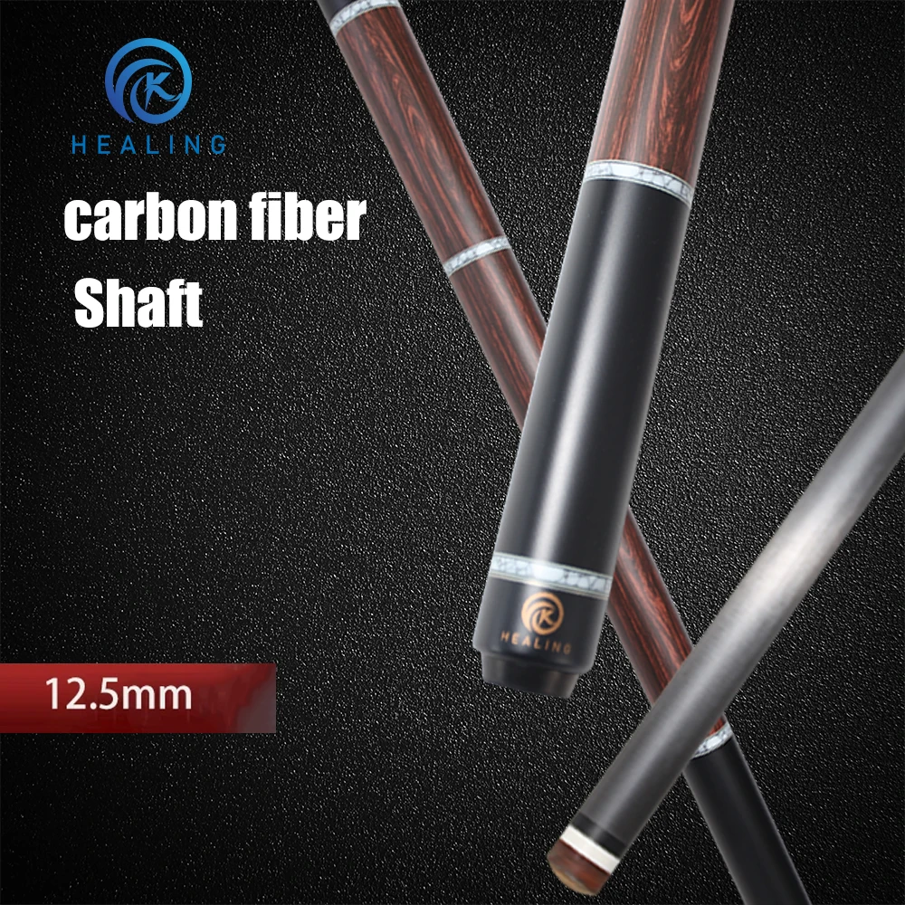 Billiards-Set-with-Carbon-Fiber-Shaft-Pro-Taper-12-5mm-58inch-Radial ...