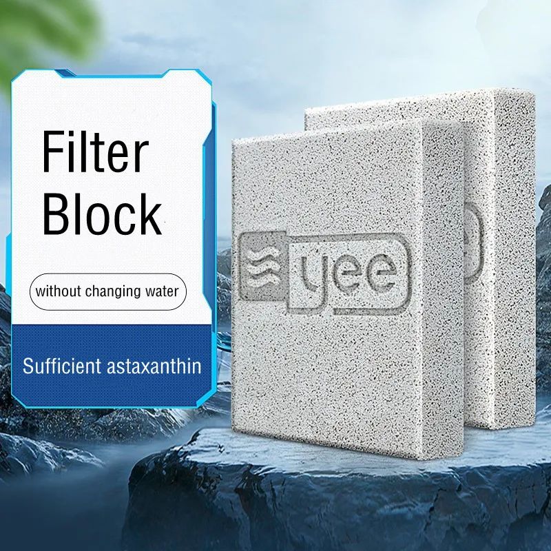 Filtro de medios de cerámica Nano para acuario, bloque de filtro Bio de ...