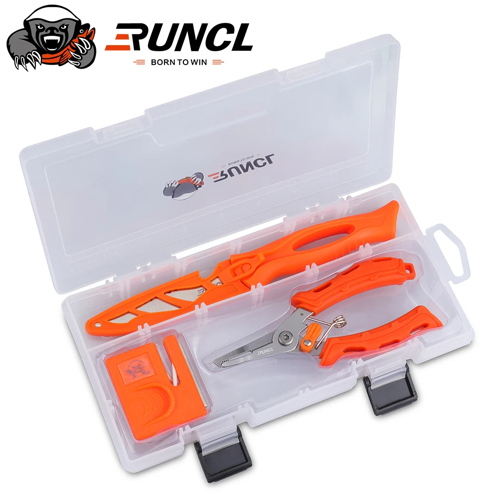RUNCL-Fish-Fillet-Knife-Combo-Set-Bait-Knife-Fishing-Tools-Kit-4-Fillet ...