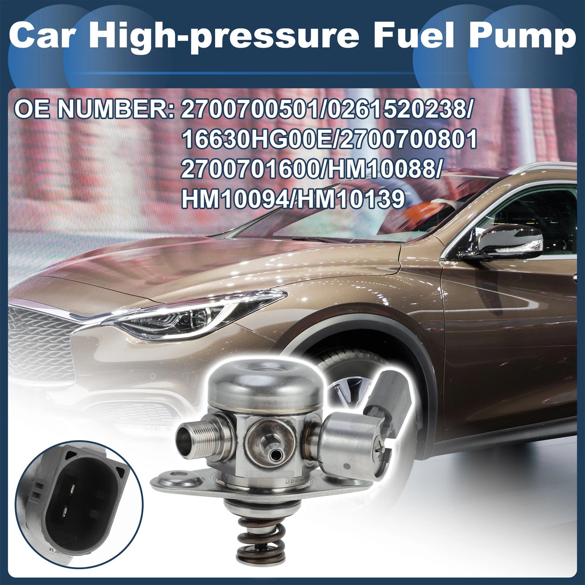 X Autohaux Car High Pressure Fuel Pump for Mercedes-Benz CLA250 2014 ...
