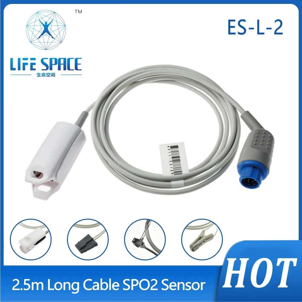 Spo2-Sensor-probe-Oxygen-saturation-transduceradult-Adult-Child-baby ...