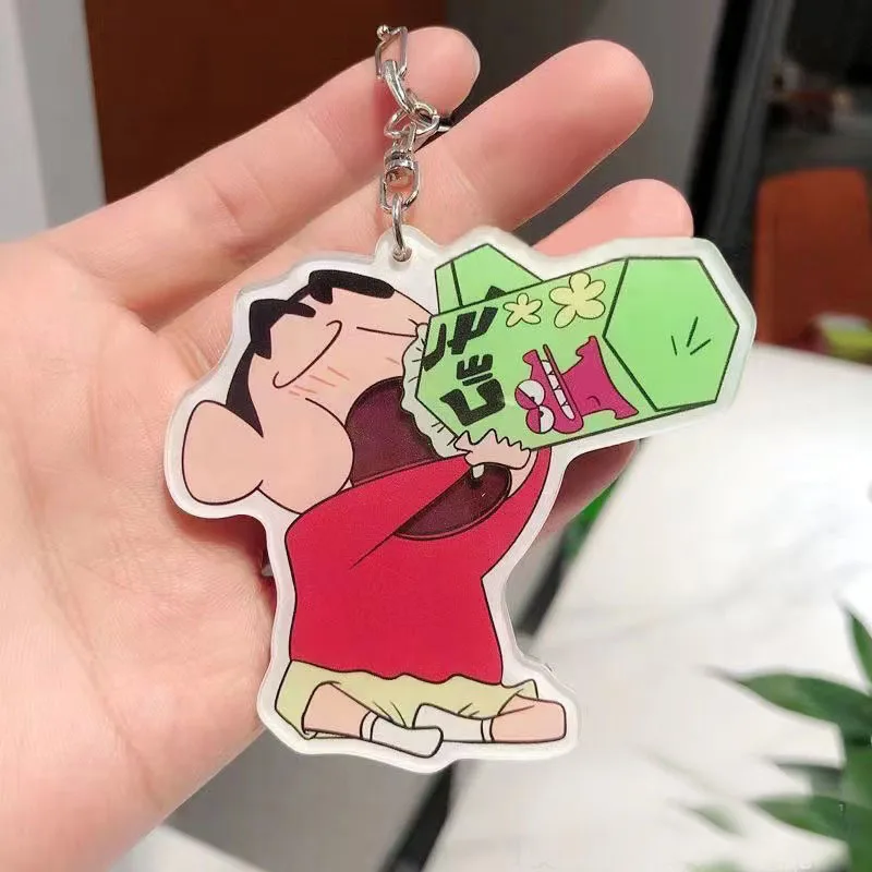 Crayon-Shin-chan-Keychain-Charm-Schoolbag-Keychain-Cute-Acrylic-Charm ...