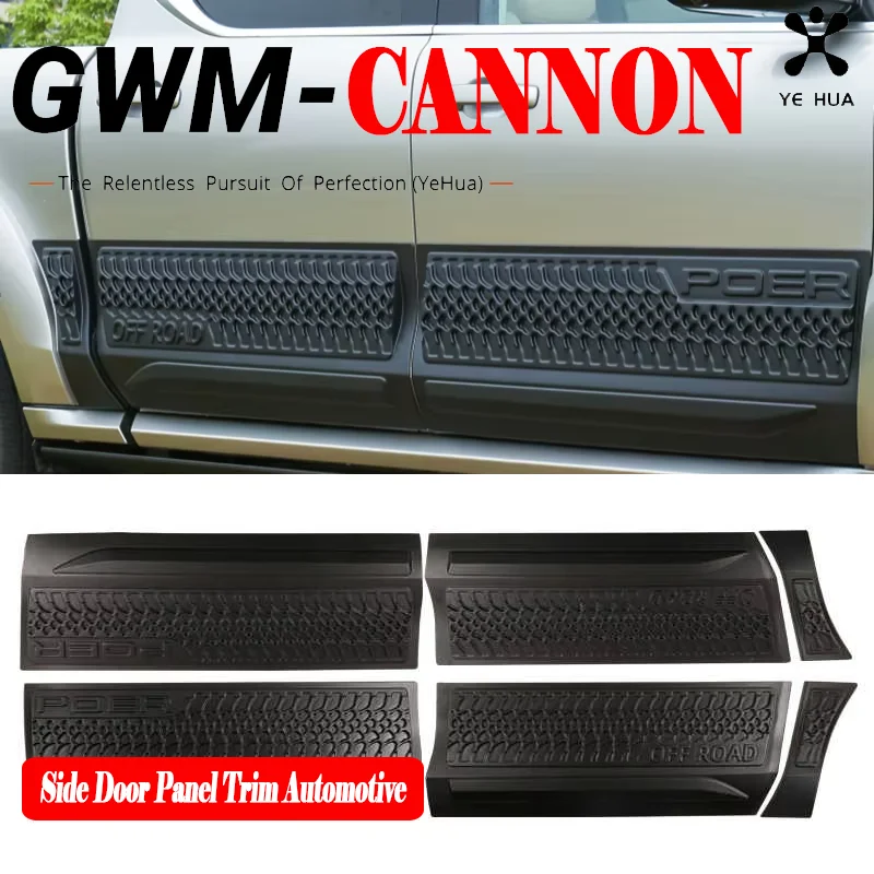 For Great Wall Poer GWM Cannon Alpha 2020-2023 Car Side Door Panel Trim ...