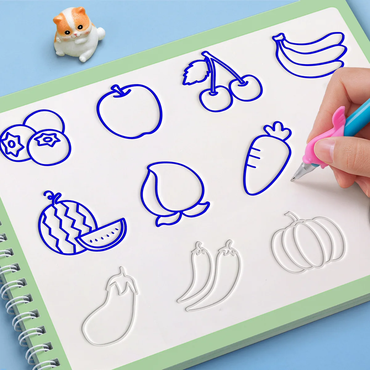 Children's Groove Drawing Book Kindergarten 3-8 Ages Children's Drawing ...