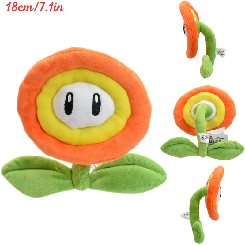 26 Styles Kawaii Mario Ice Fire Flower Boo Cappy Plush Toys Cute Anime ...
