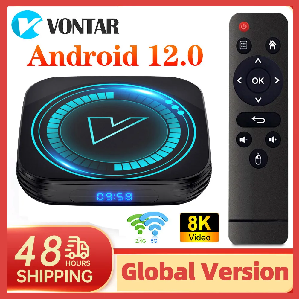2023 VONTAR H618 Android 12 Smart TV Box Allwinner H618 Quad Core TVBOX ...