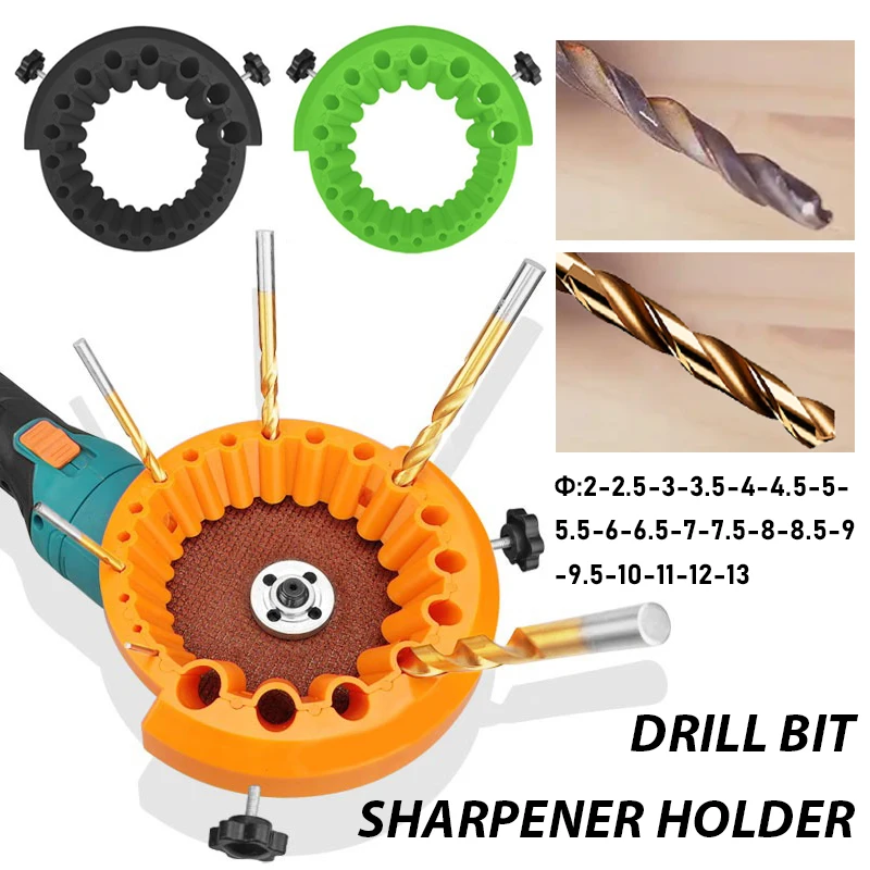 New Drill Bits Sharpener Holder 2-13mm Multiple Specifications Drill ...