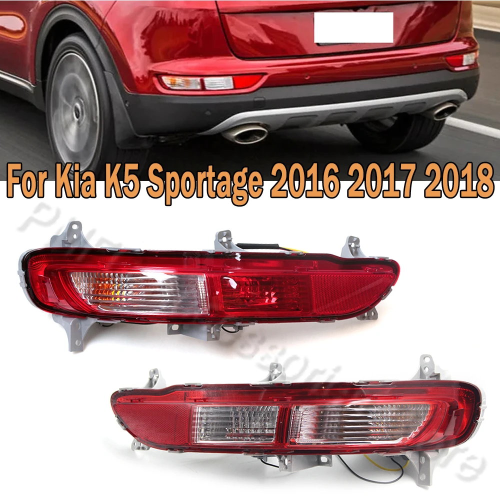 Car Rear Bumper Brake Light Reversing Light Parking Warning Fog Lamp ...