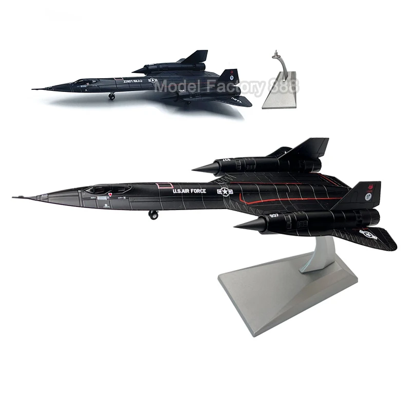 Diecast-Metal-1-144-Scale-SR-71-Fighter-Jet-SR71-Blackbird-Airplane ...