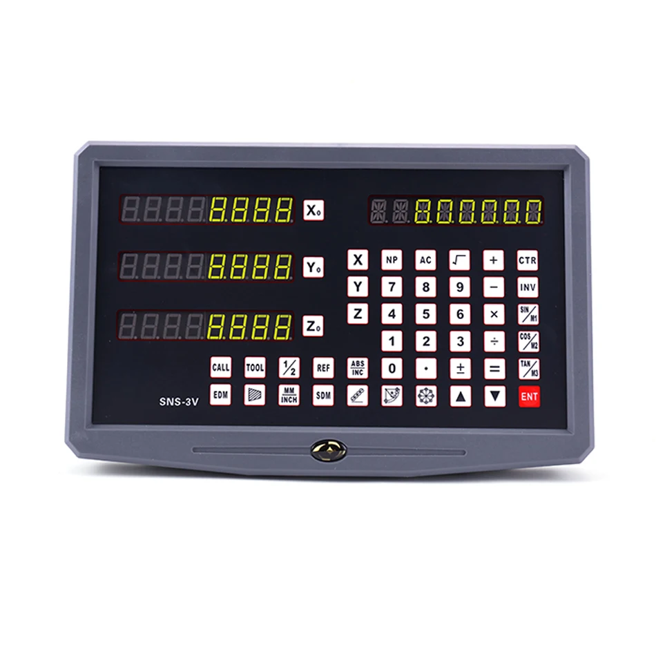 Display de Leitura Digital para Torno Fresagem CNC Máquinas Boring, TTL Signal, SNS-3V Dro 2, 3 ...