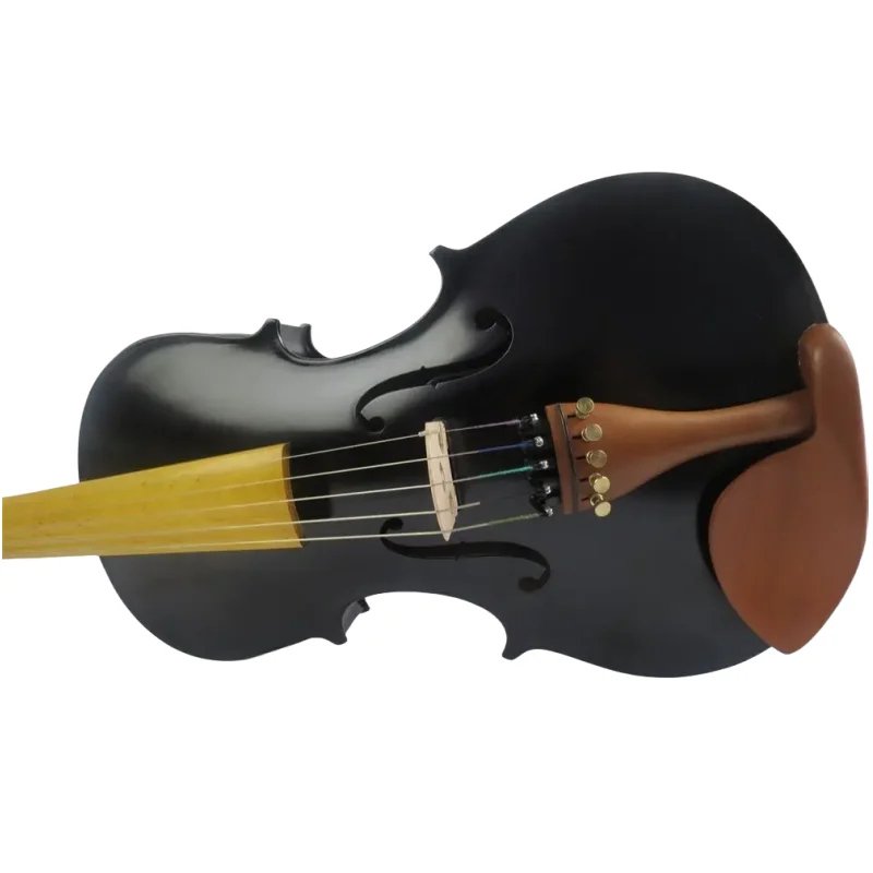 Black-colors-5-strings-electric-acoustic-viola-15-16-solid-wood-hand ...