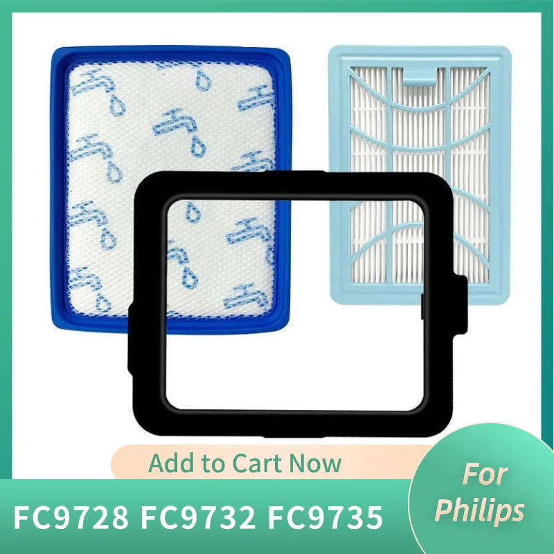 For-Philips-Vacuum-Cleaner-Accessories-Filter-Screen-Filter-Cotton ...