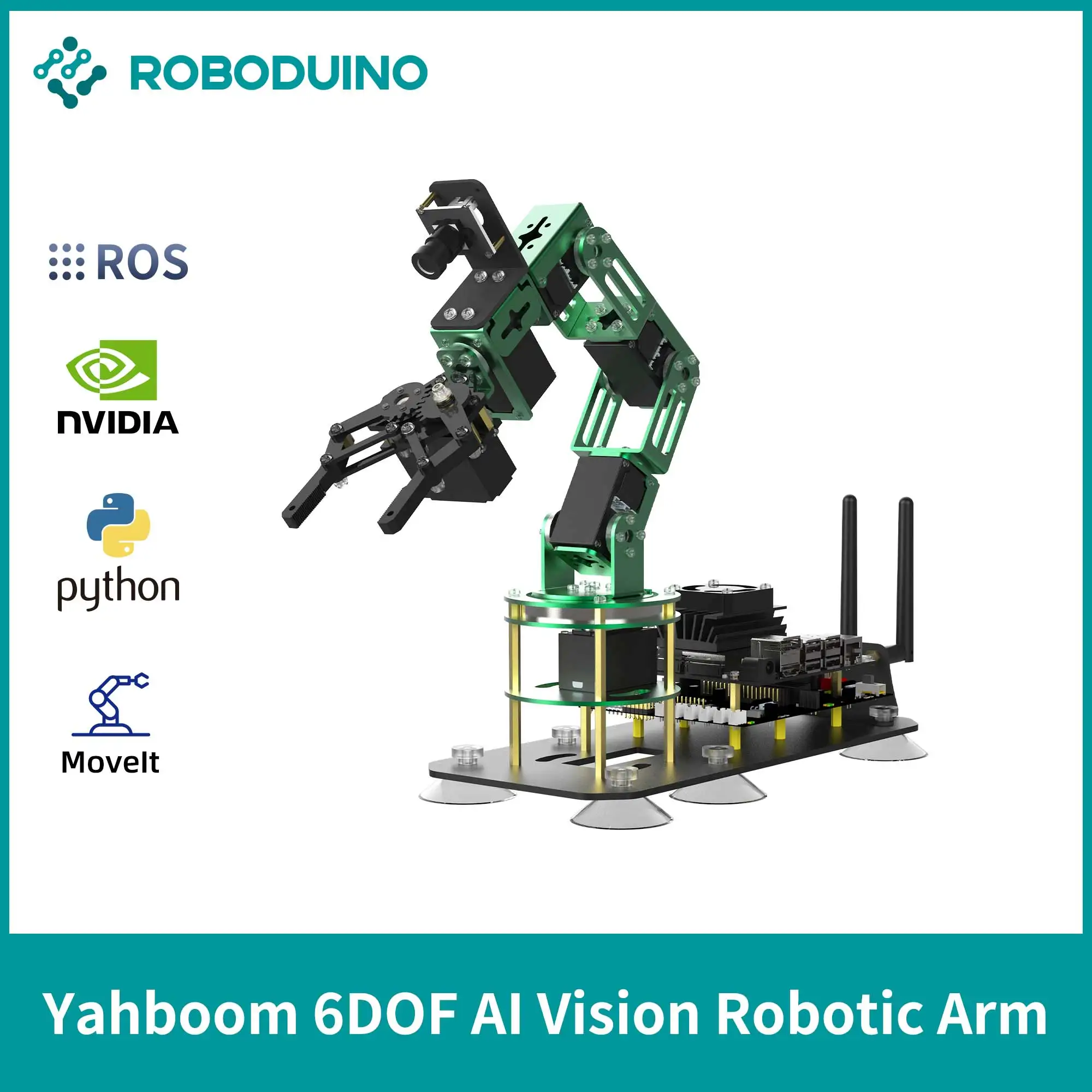 Brazo robótico 6DOF AI Visual ROS Robot Educativo, Kit de inicio de ...