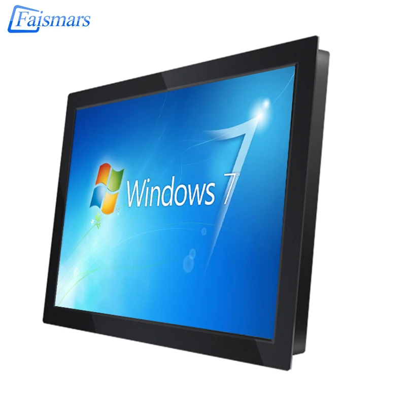 Metal-Embedded-Industrial-Touch-Monitor-PC-With-DVI-Resistive-Touch ...