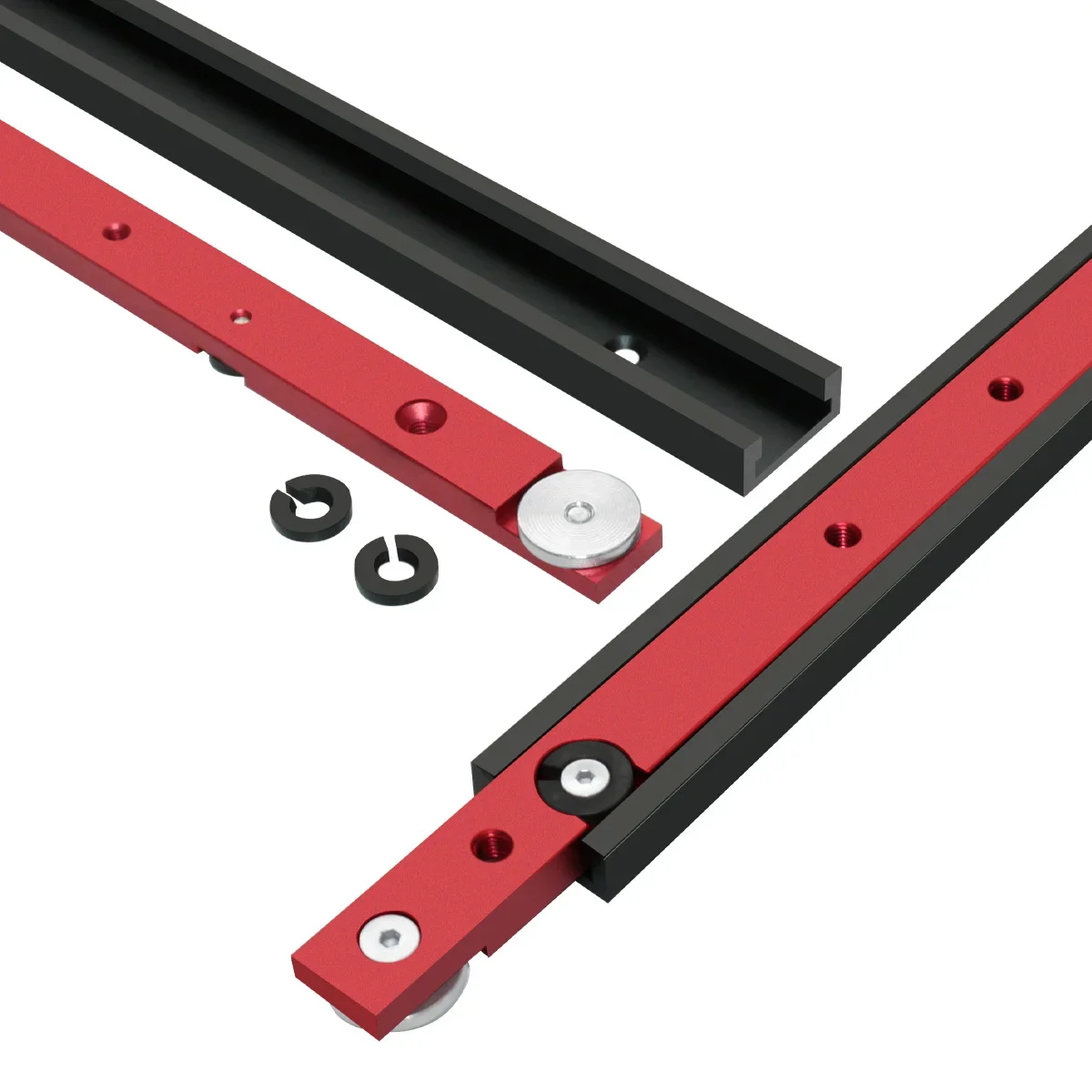 2pcs T-track Slot Miter Woodworking DIY Tool T-Bar T-Slot T-Slider ...