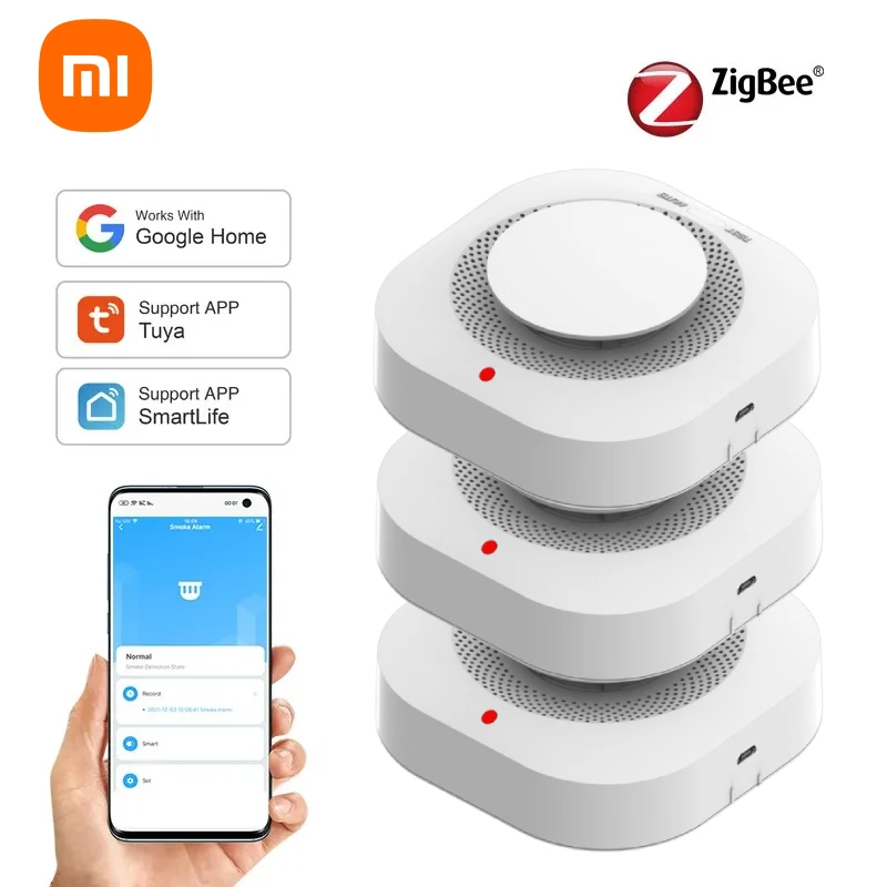 Xiaomi-Tuya-Zigbee-Smoke-Detector-Sensor-Home-Security-Alarme-Smart ...