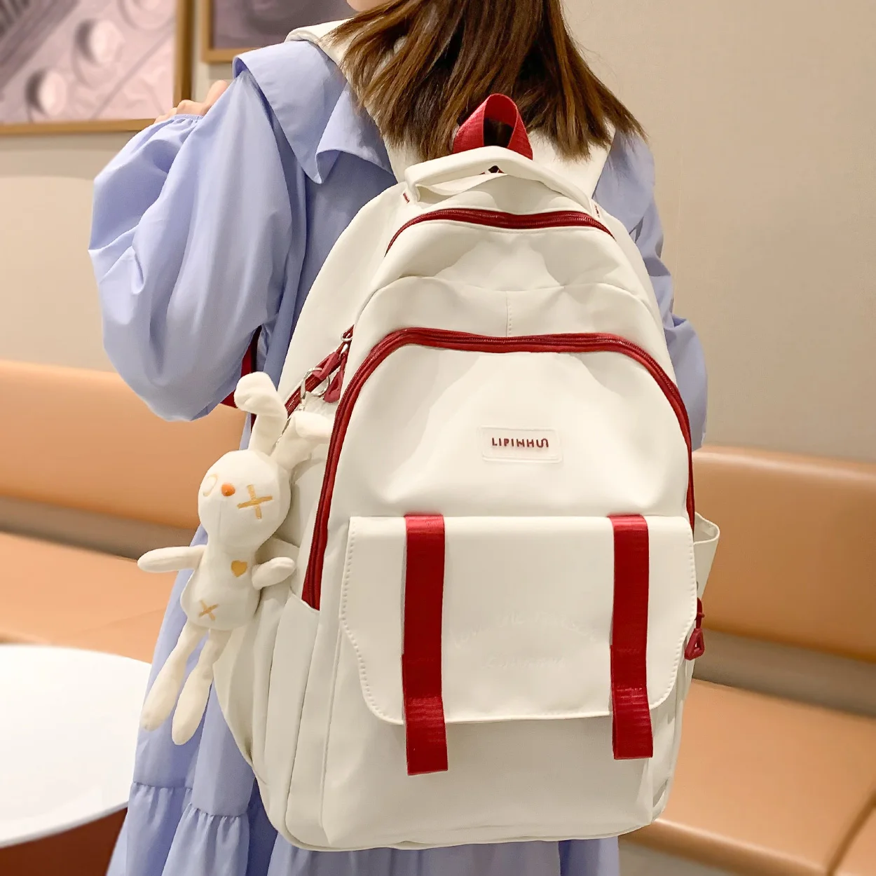 Female-Travel-Waterproof-High-Capacity-College-Backpack-Lady-Kawaii ...