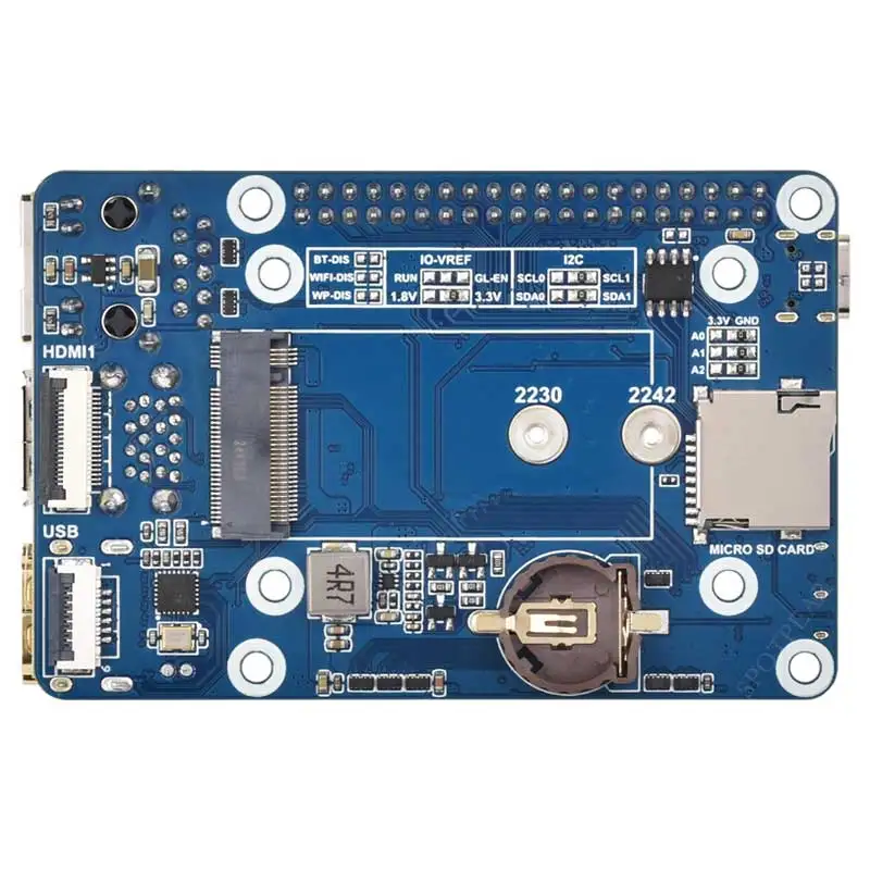 Raspberry Pi CM5 IO BASE B Mini Board a Development Compute Module 5 IO ...