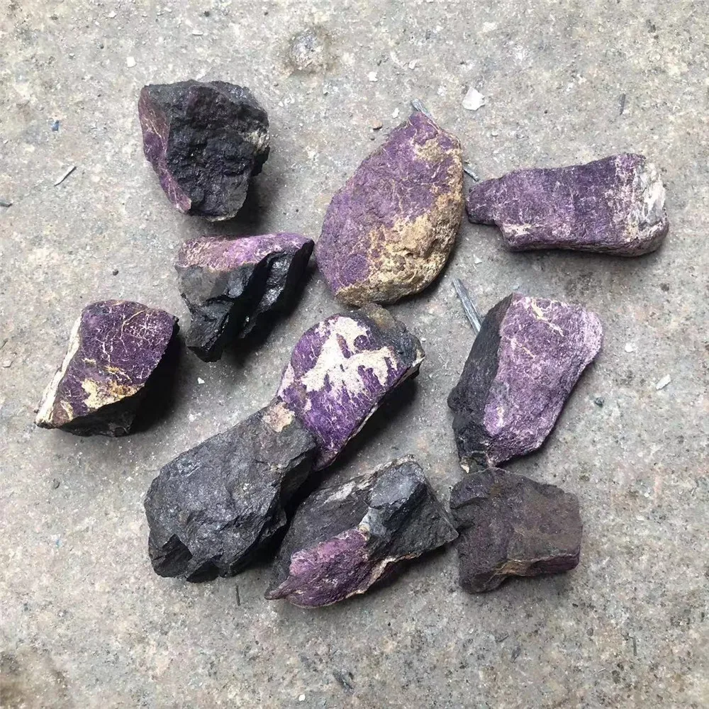 Crystals-Healing-Rough-Stones-Purple-Purpurite-Natural-Raw-Gemstones ...