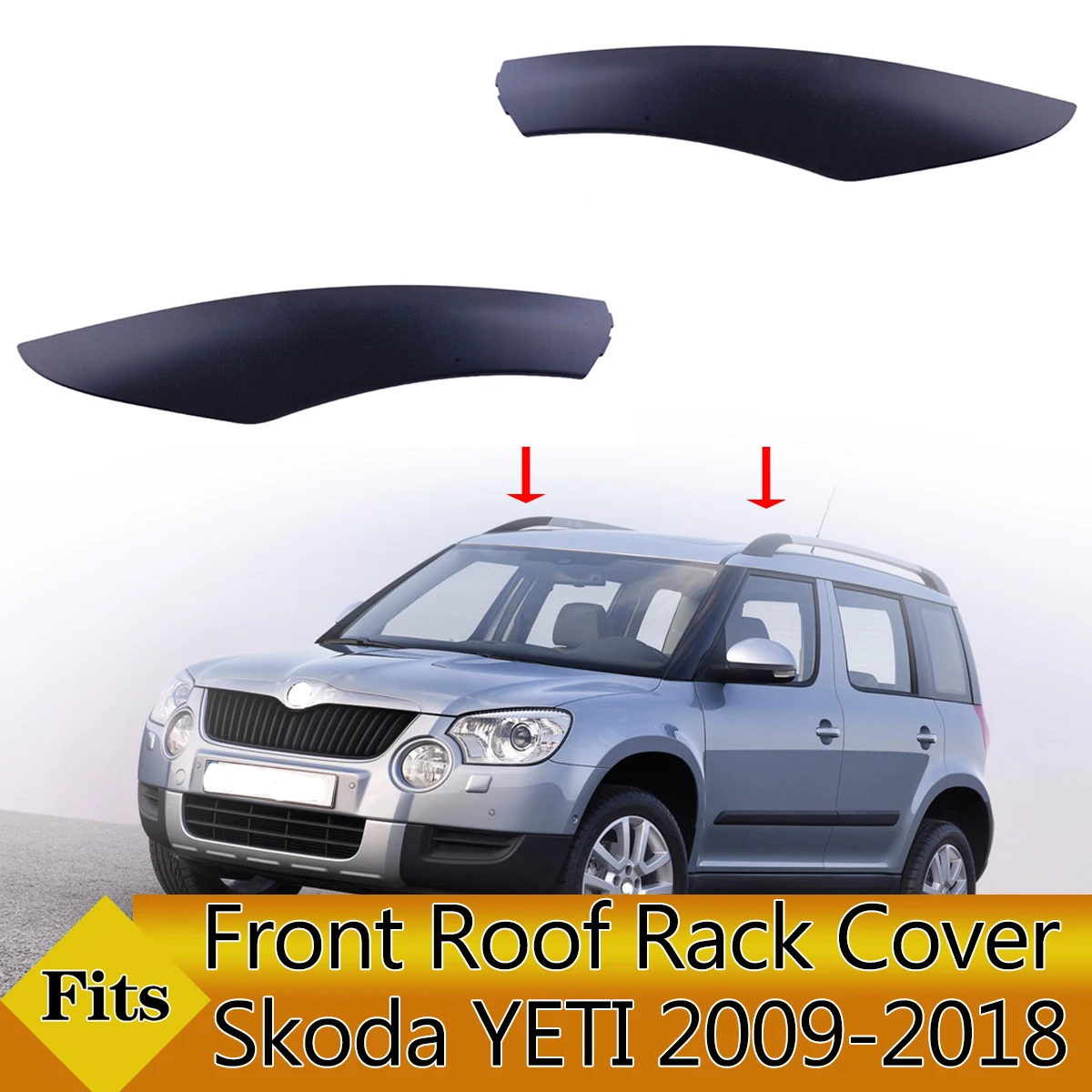 Front Roof Rack Cover Roof Luggage Bar Rail End Shell Plasitc Cover ...
