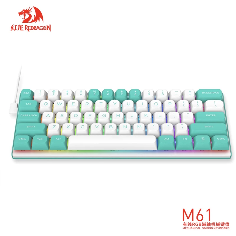 Redragon-M61-Keyboard-Wired-Linear-Magnetic-Switch-Keyboard-8k-Rt ...
