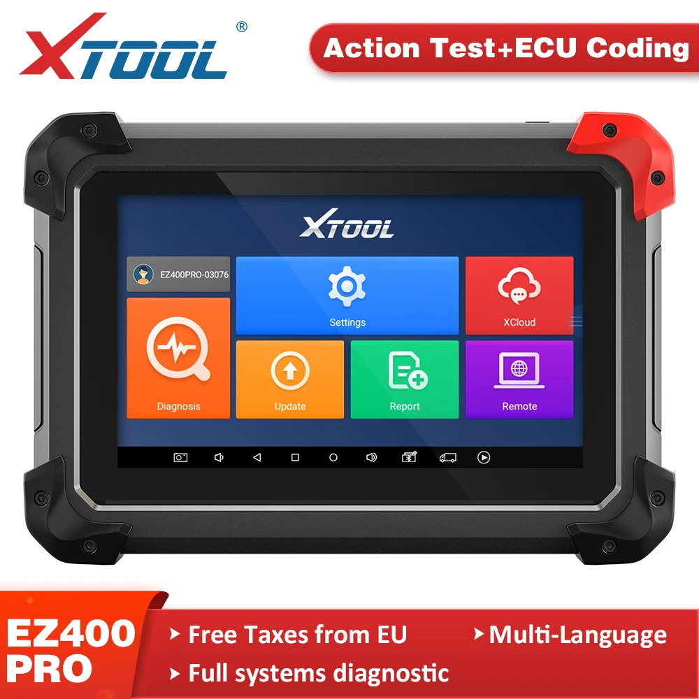 Xtool Ez400pro Car Diagnostic Tool Action Test+ecu Coding With All ...