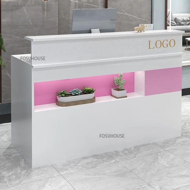 Showroom Counter Table Design