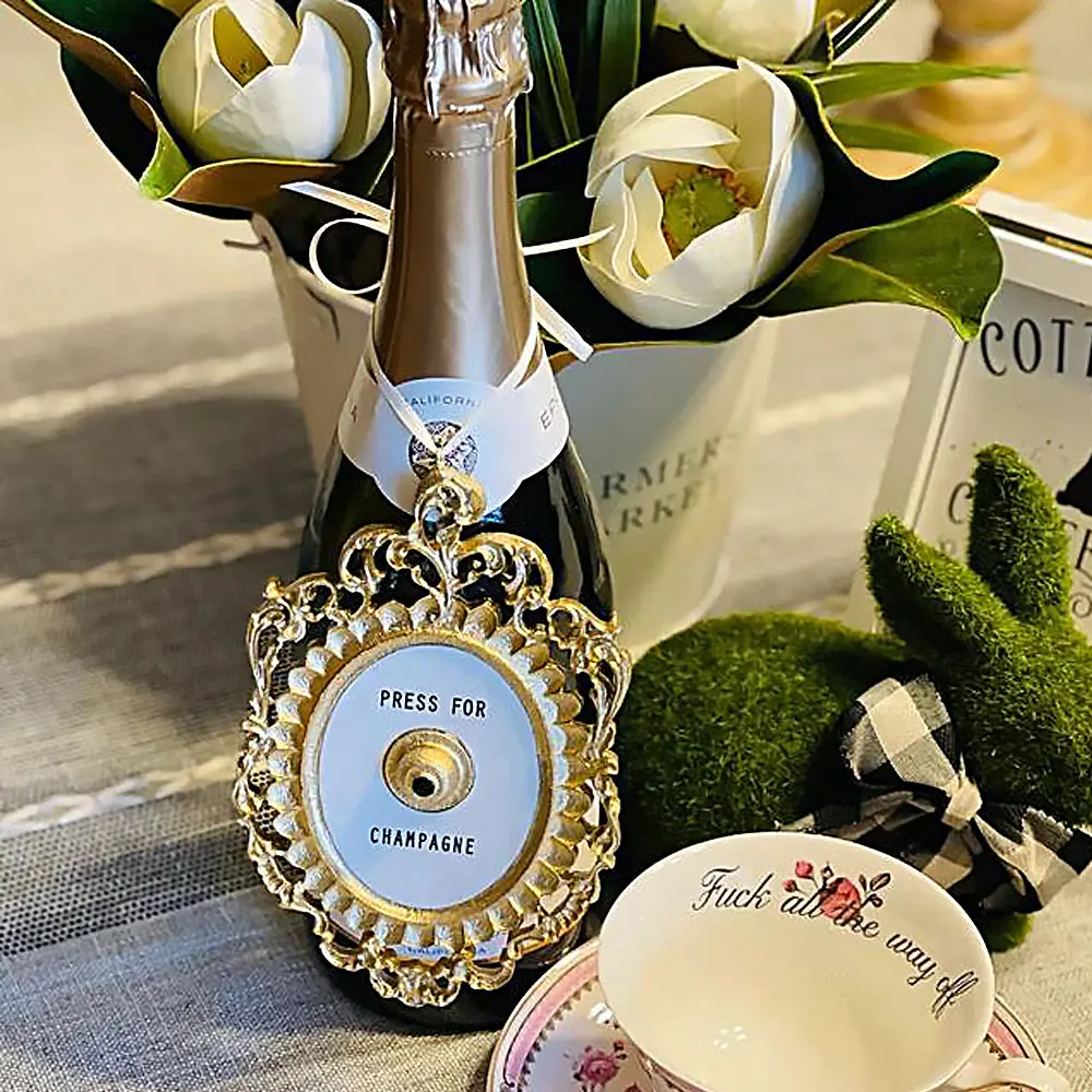 Call For Champagne Button