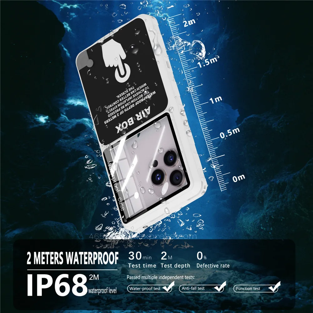 IP68 Waterproof Case for Xiaomi Mi 15 Pro 14 13 12 11 Lite 10 11i 11T ...