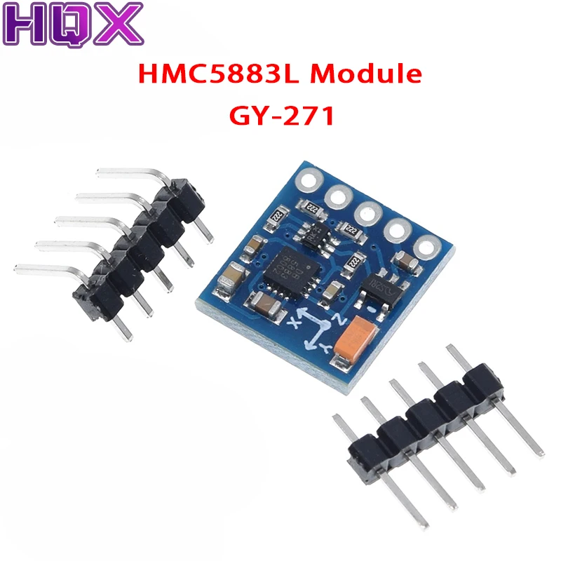 HMC5883-L883-GY-271-3V-5V-Triple-Tri-axis-3-Axis-Compass-Magnetometer ...